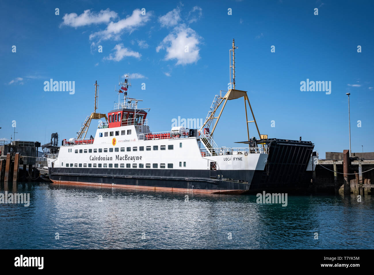 A Caledonian Macbrayne ferry in The Port of Mallaig, Scotland, UK Stock ...