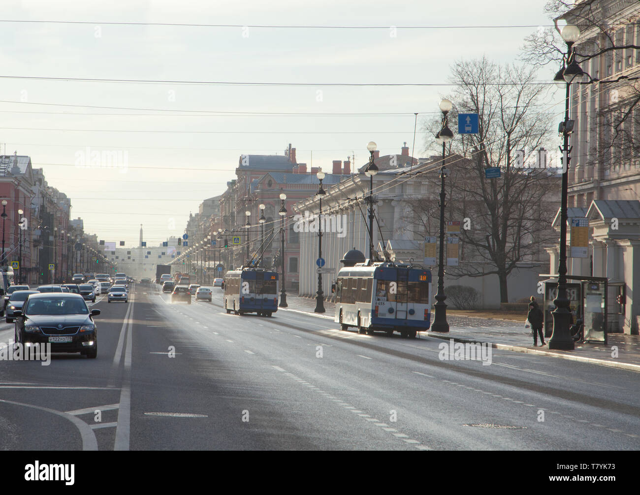 Nevsky Prospect, St. Petersburg, Russia Stock Photo - Alamy