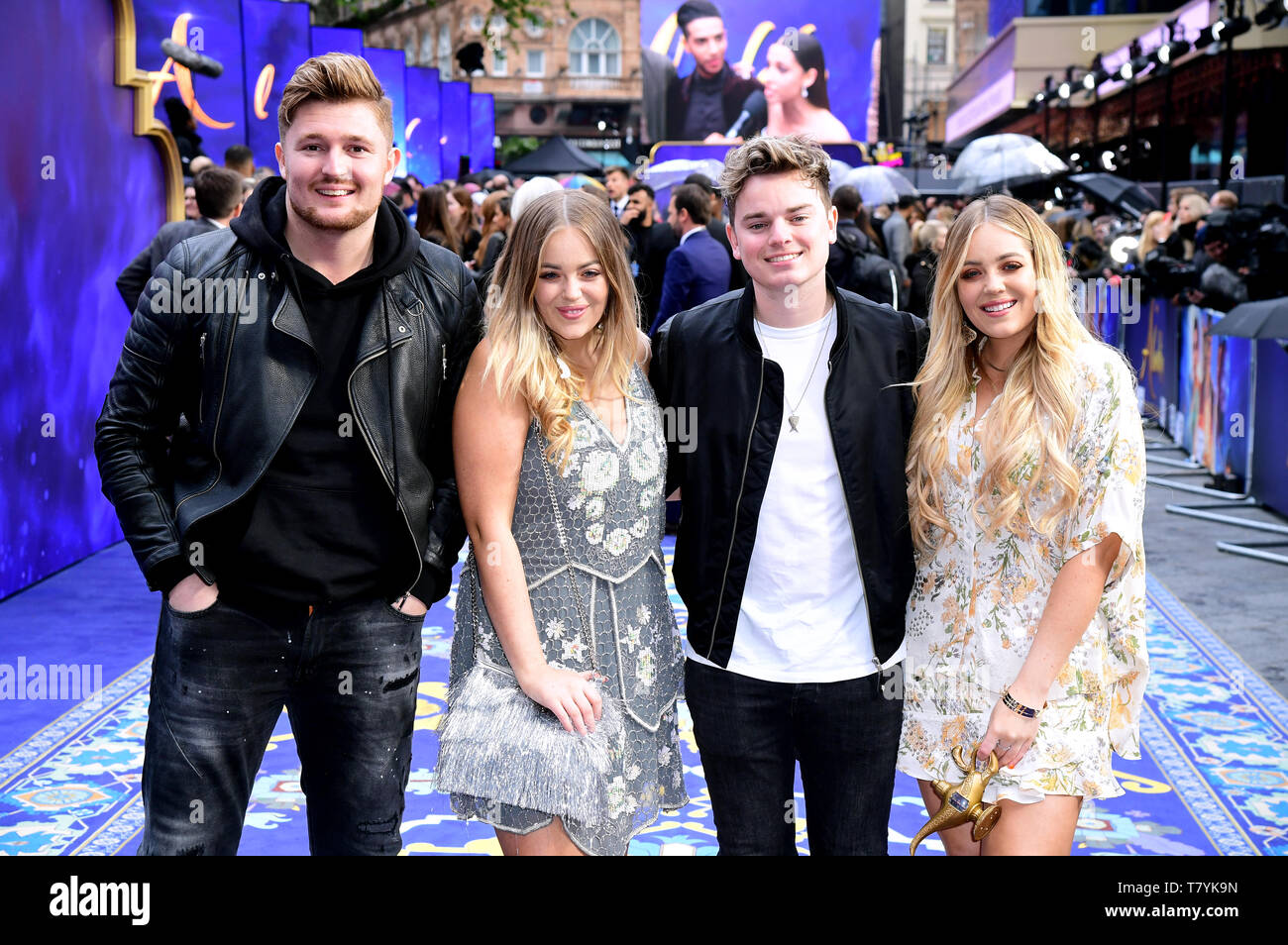 (Left to right) Mikey Pearce, Lucy Connell, Jack Maynard and Lydia ...