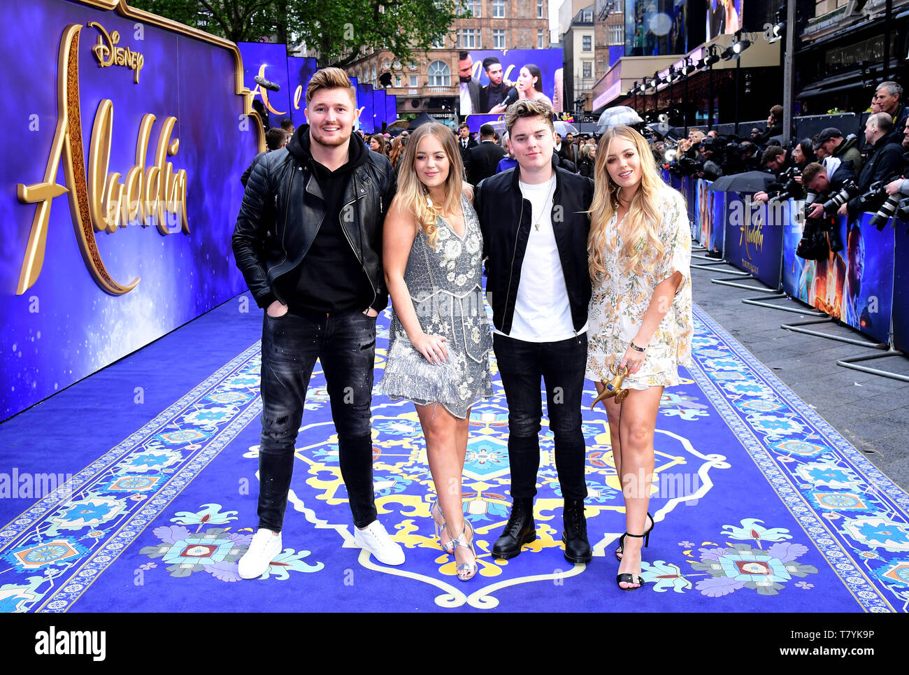 (Left to right) Mikey Pearce, Lucy Connell, Jack Maynard and Lydia ...