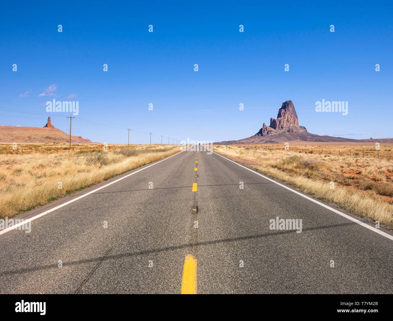United States, Arizona, Monument Valley, highway Stock Photo - Alamy