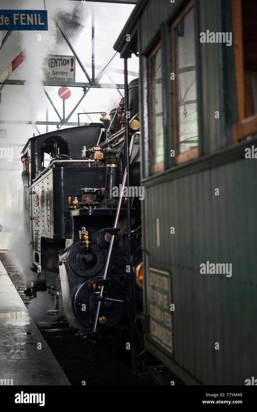 Switzerland, Vaud, Blonay, Blonay-Chamby living railway museum Stock ...