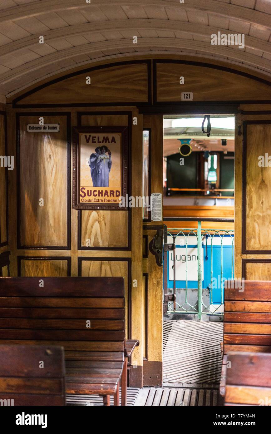 Switzerland, Vaud, Blonay, Blonay-Chamby living railway museum Stock ...
