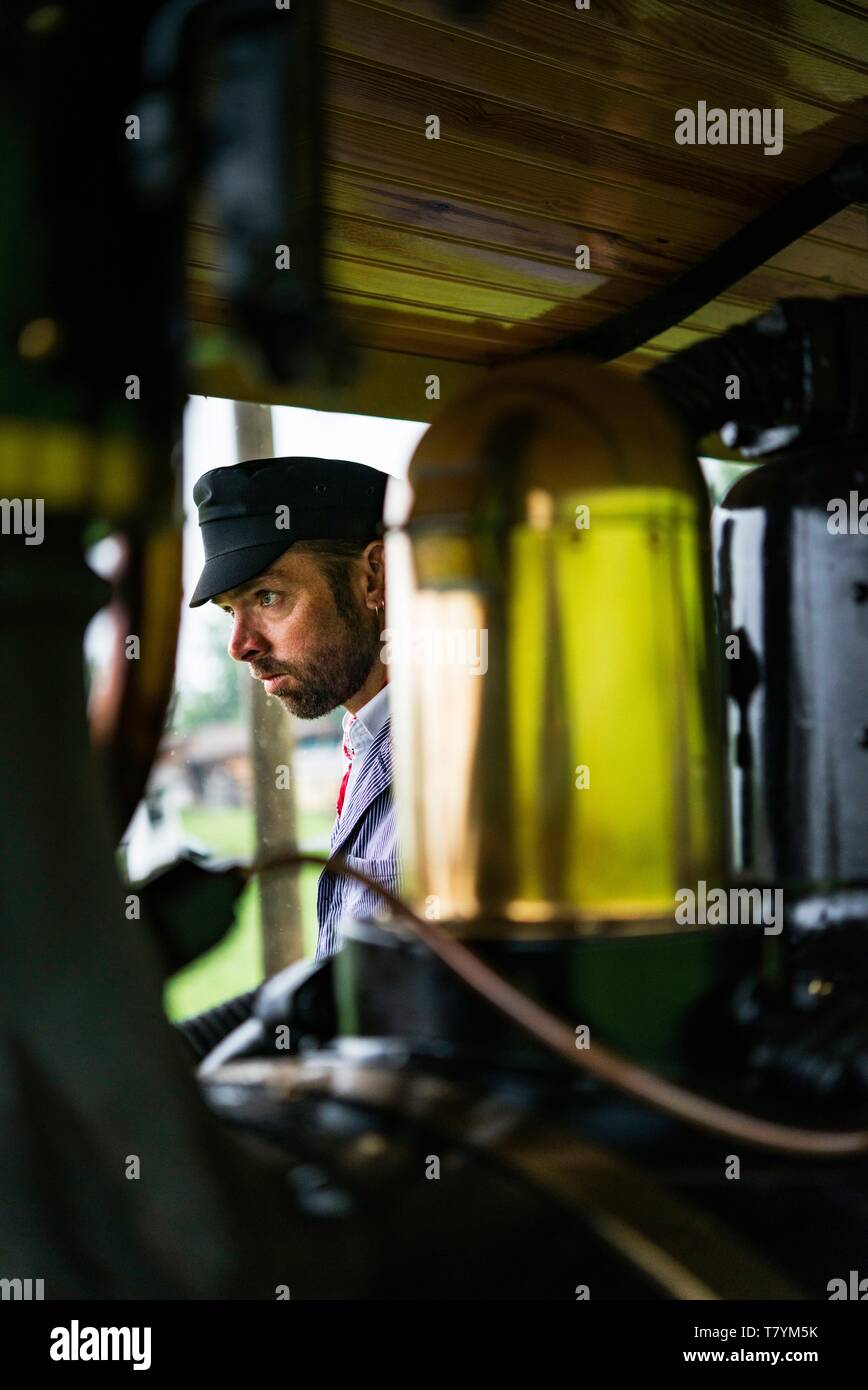 Switzerland, Vaud, Blonay, Blonay-Chamby living railway museum Stock ...