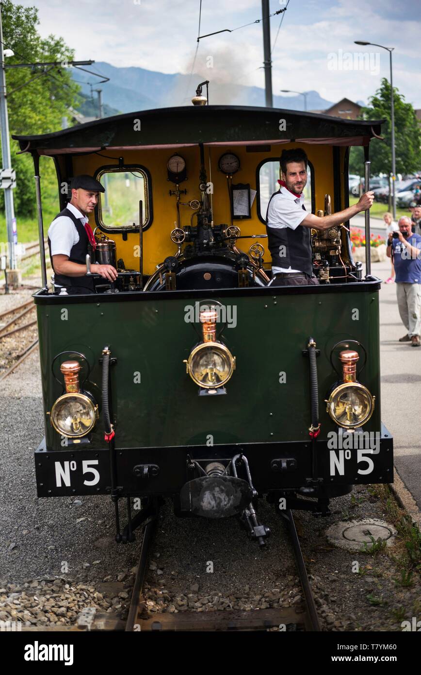 Switzerland, Vaud, Blonay, Blonay-Chamby living railway museum Stock ...