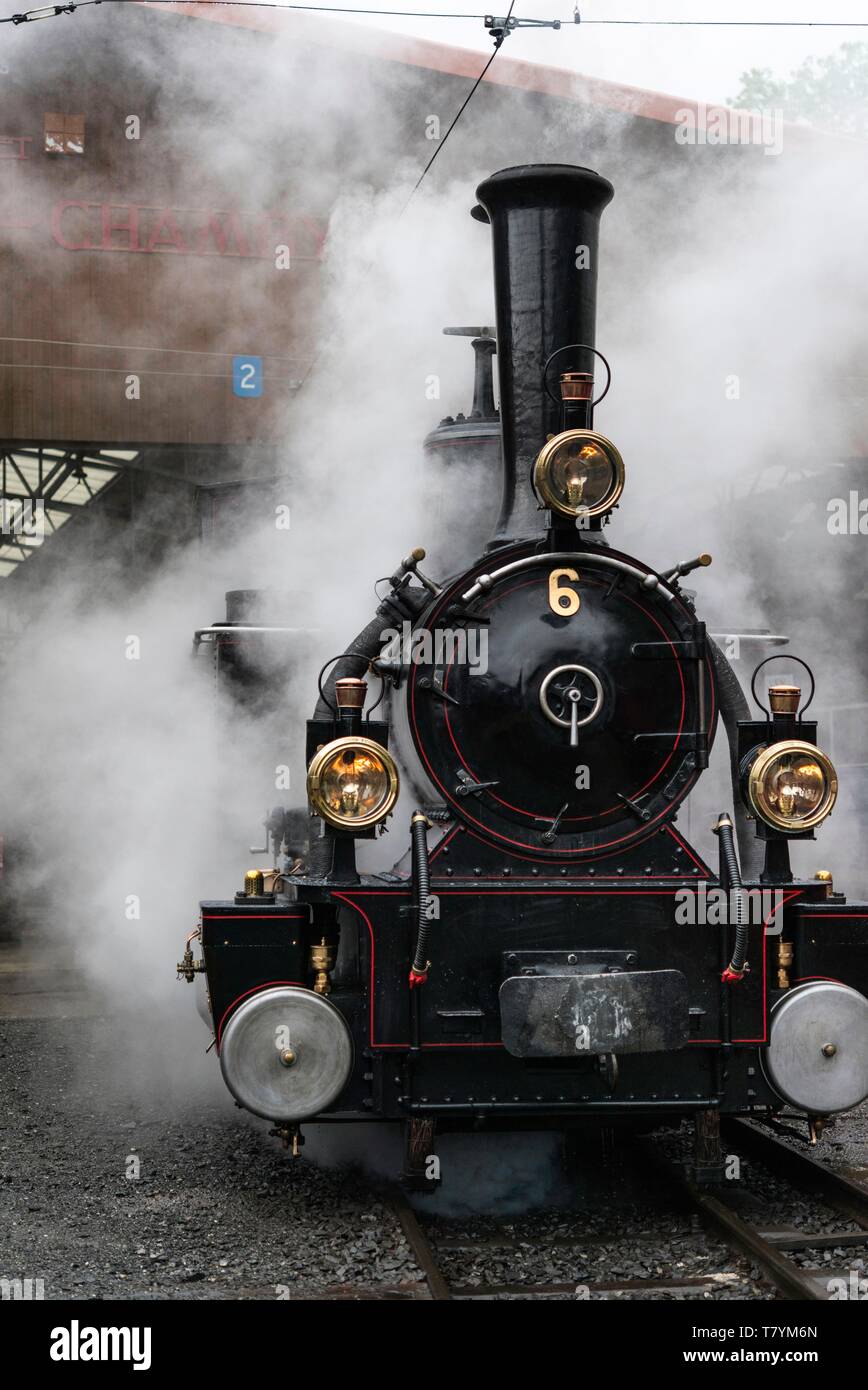 Switzerland, Vaud, Blonay, Blonay-Chamby living railway museum Stock ...
