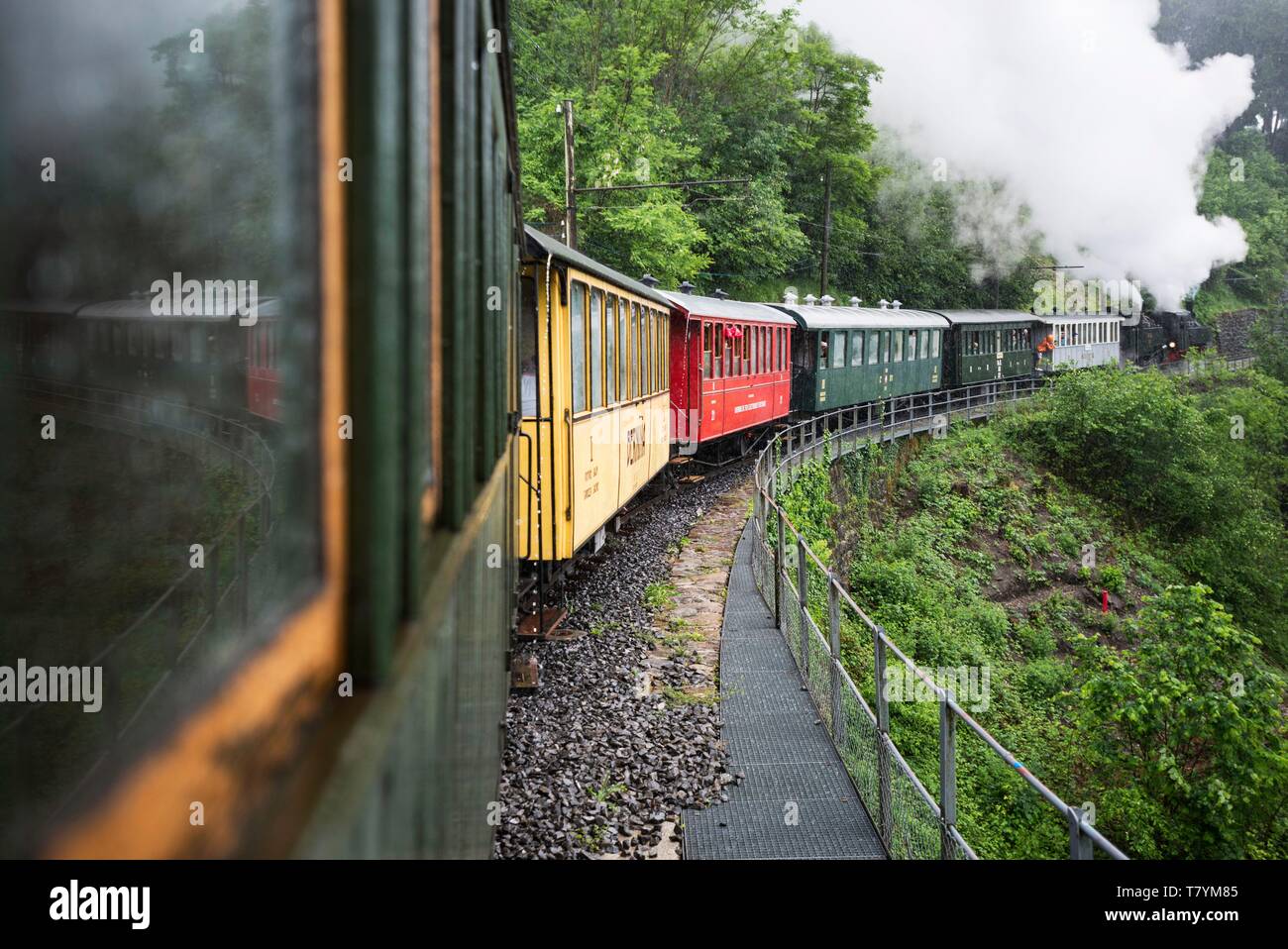 Switzerland, Vaud, Blonay, Blonay-Chamby living railway museum Stock ...