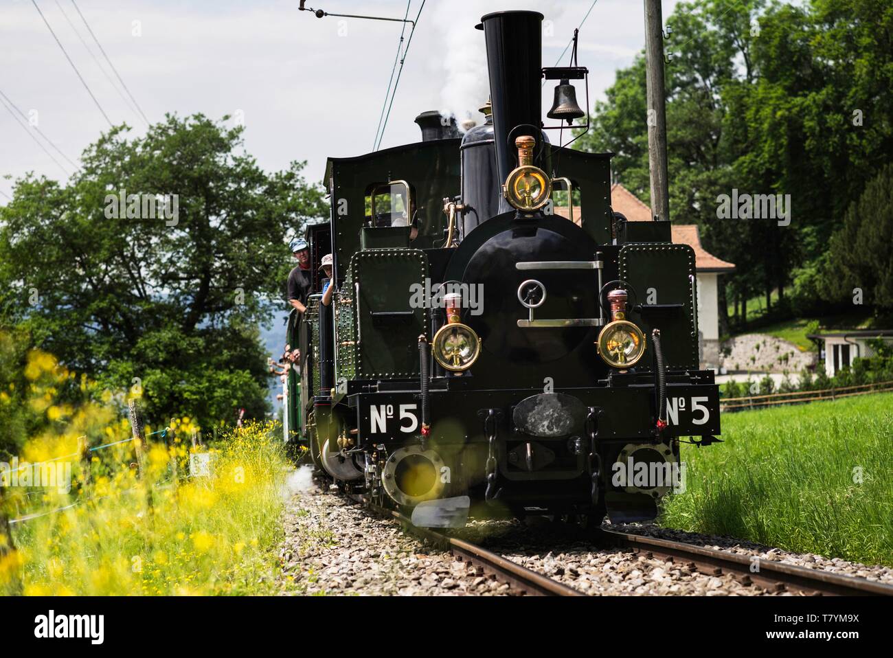Blonay chamby museum railway hi-res stock photography and images - Alamy