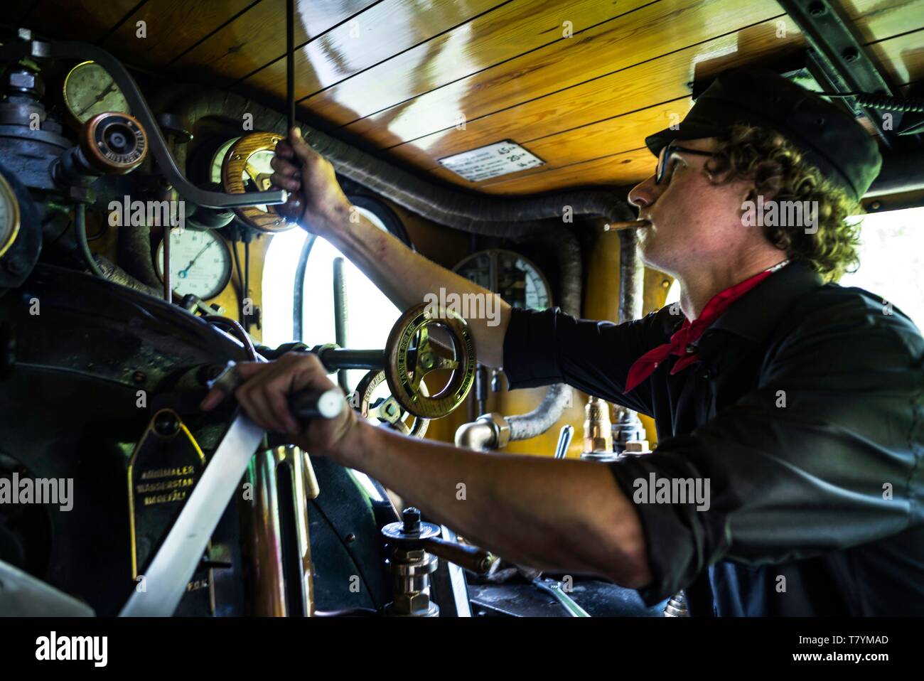 Switzerland, Vaud, Blonay, Blonay-Chamby living railway museum Stock ...
