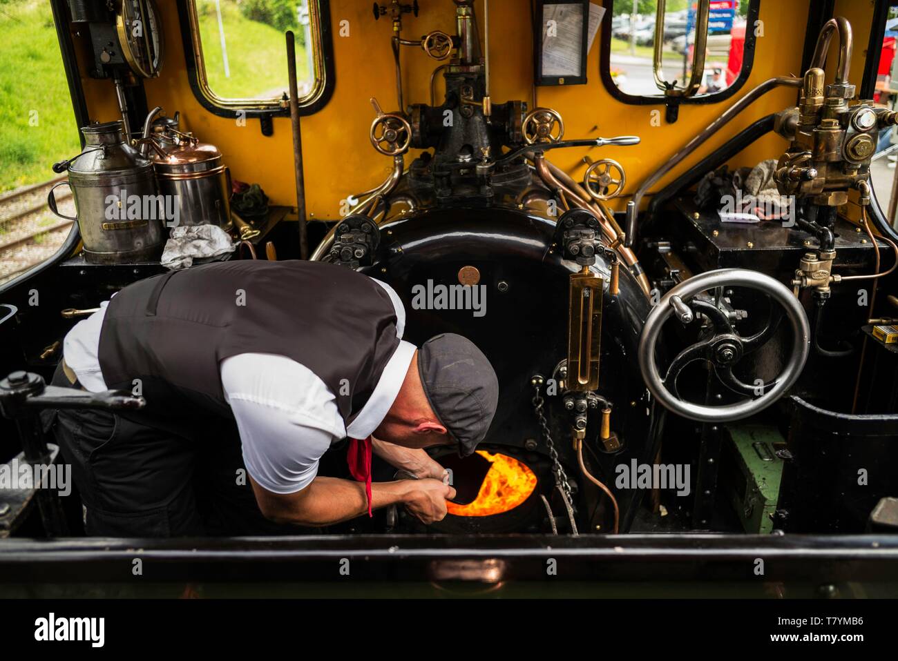 Switzerland, Vaud, Blonay, Blonay-Chamby living railway museum Stock ...