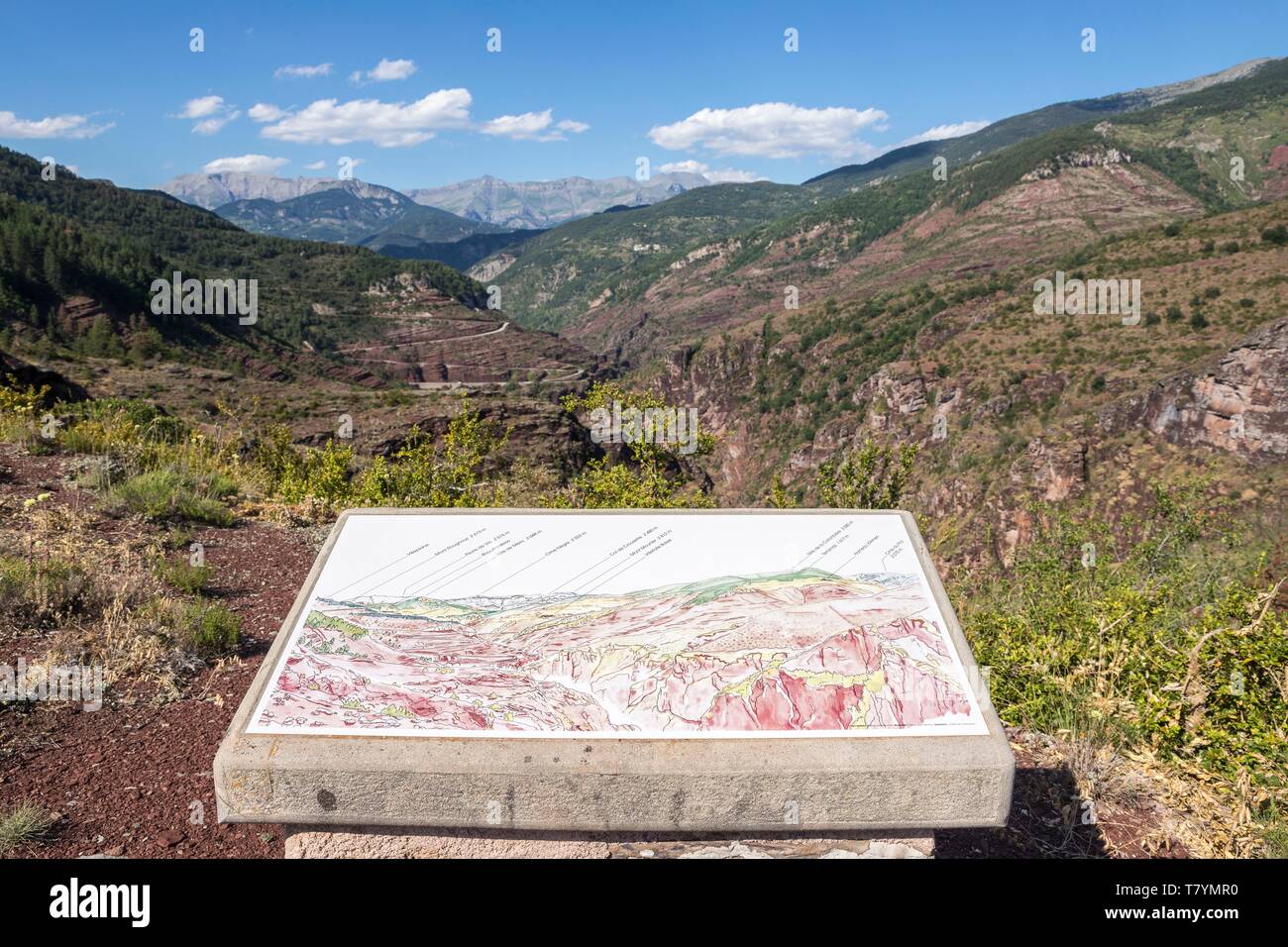 France, Alpes Maritimes, Mercantour National Park, Haut Var valley ...