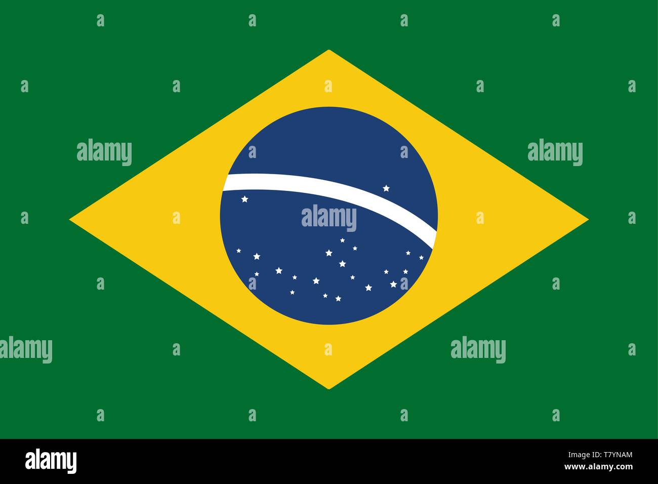 brasil flag flat style , background vector illustration graphic design ...