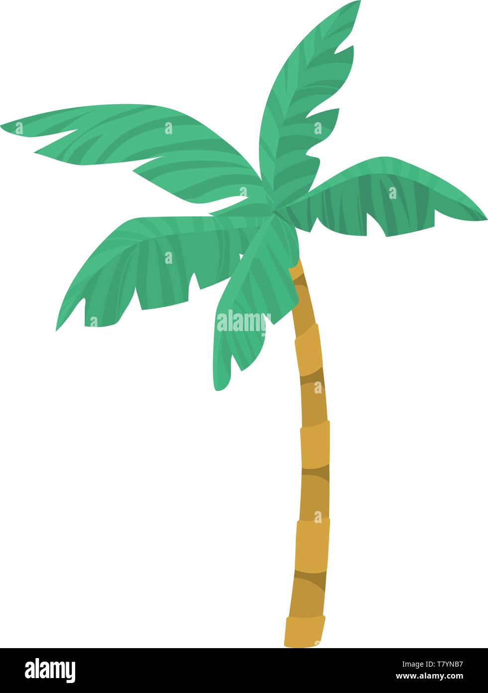 palm flat style isolated vector illustration graphic design Stock ...