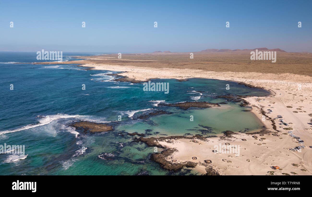 Aerial north shore fuerteventura hi-res stock photography and images ...