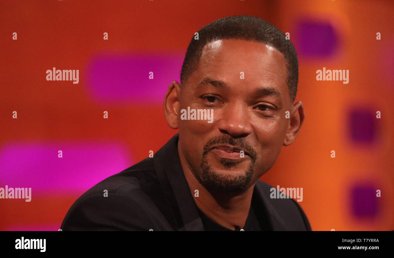 Will Smith during the filming for the Graham Norton Show at BBC ...