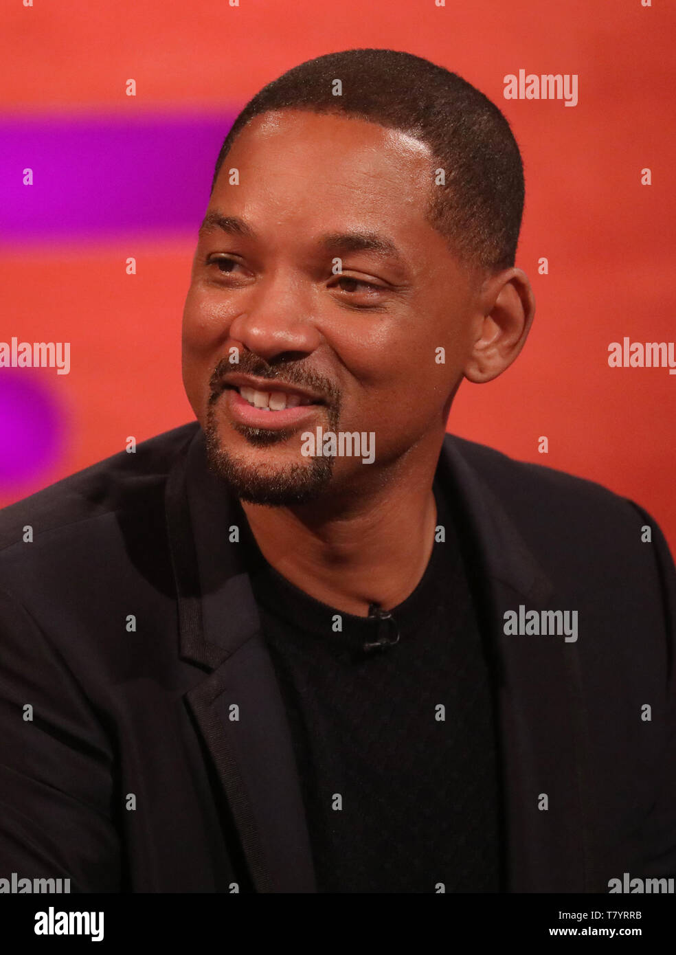 Will Smith during the filming for the Graham Norton Show at BBC ...