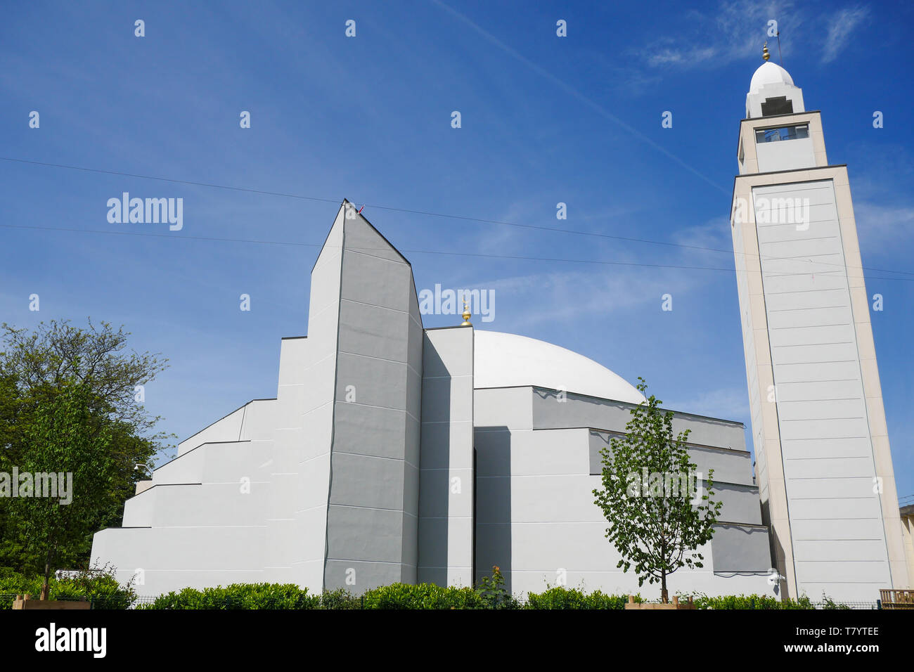 Great Mosque of Lyon, Bron, France Stock Photo - Alamy