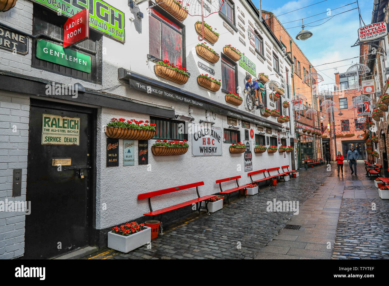 Commercial Court, Cathedral Quarter, Belfast, Northern Ireland Stock ...