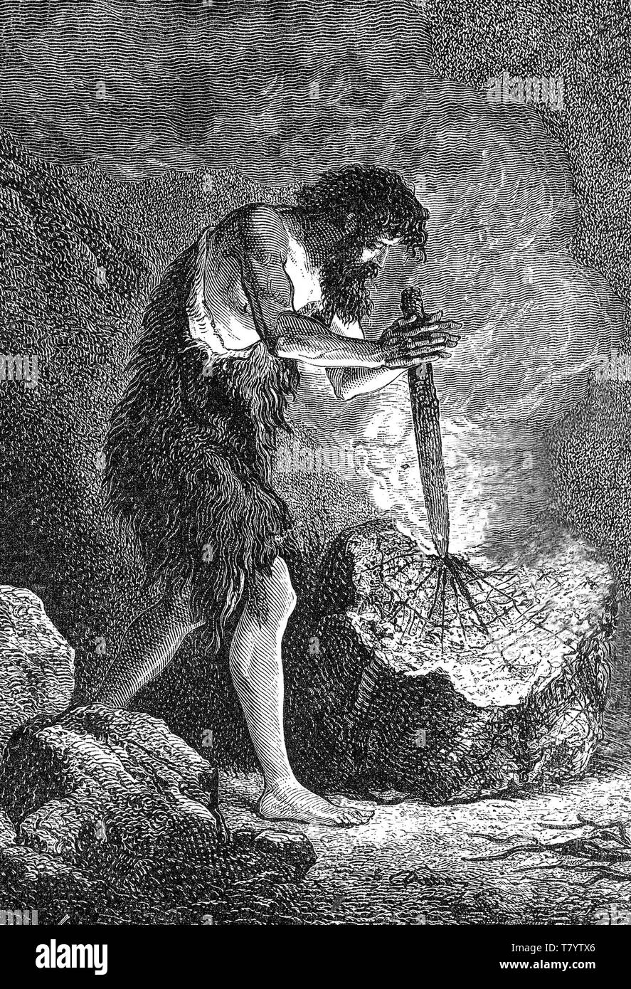 Discovery Of Fire By Early Man Pictures