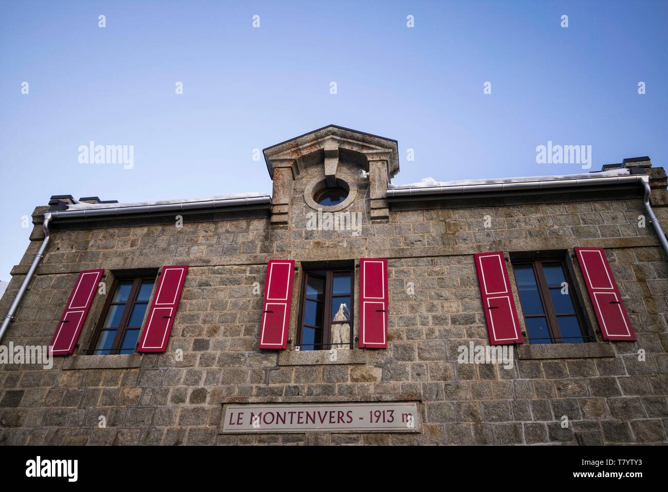 Montenvers rack railway hi-res stock photography and images - Alamy