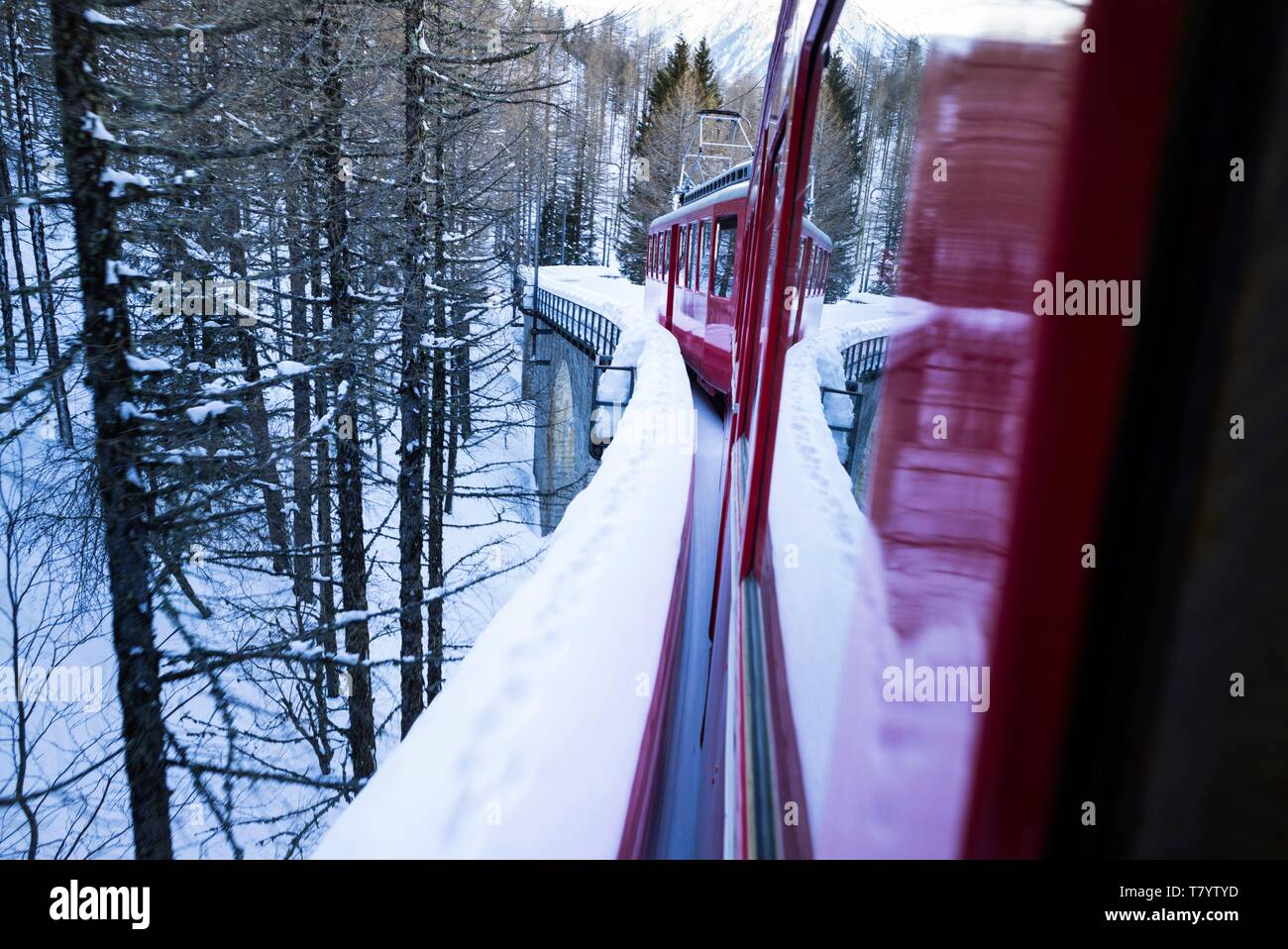 France, Haute Savoie, Mont Blanc valley, Chamonix Mont Blanc ...