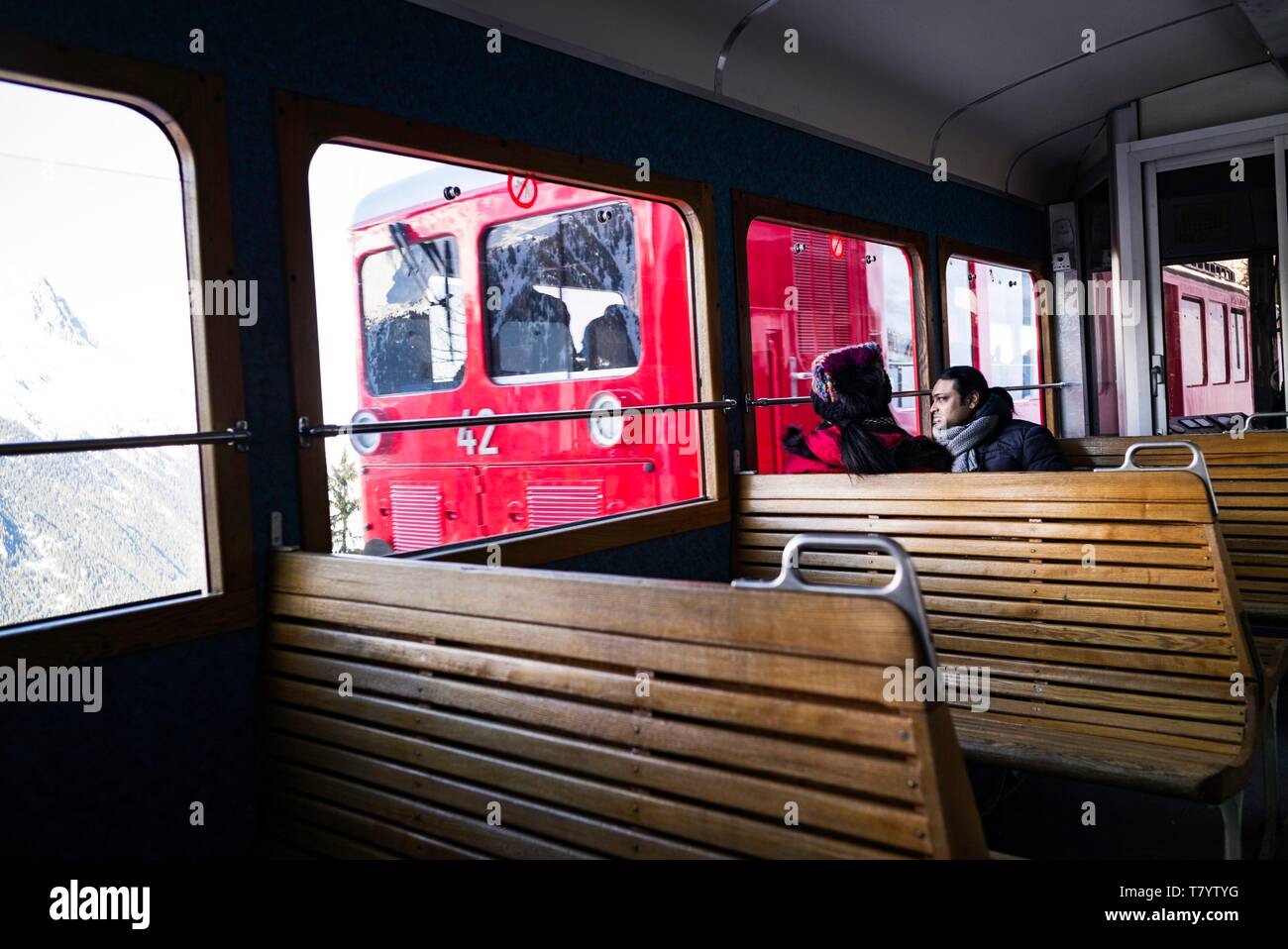 France, Haute Savoie, Mont Blanc valley, Chamonix Mont Blanc ...