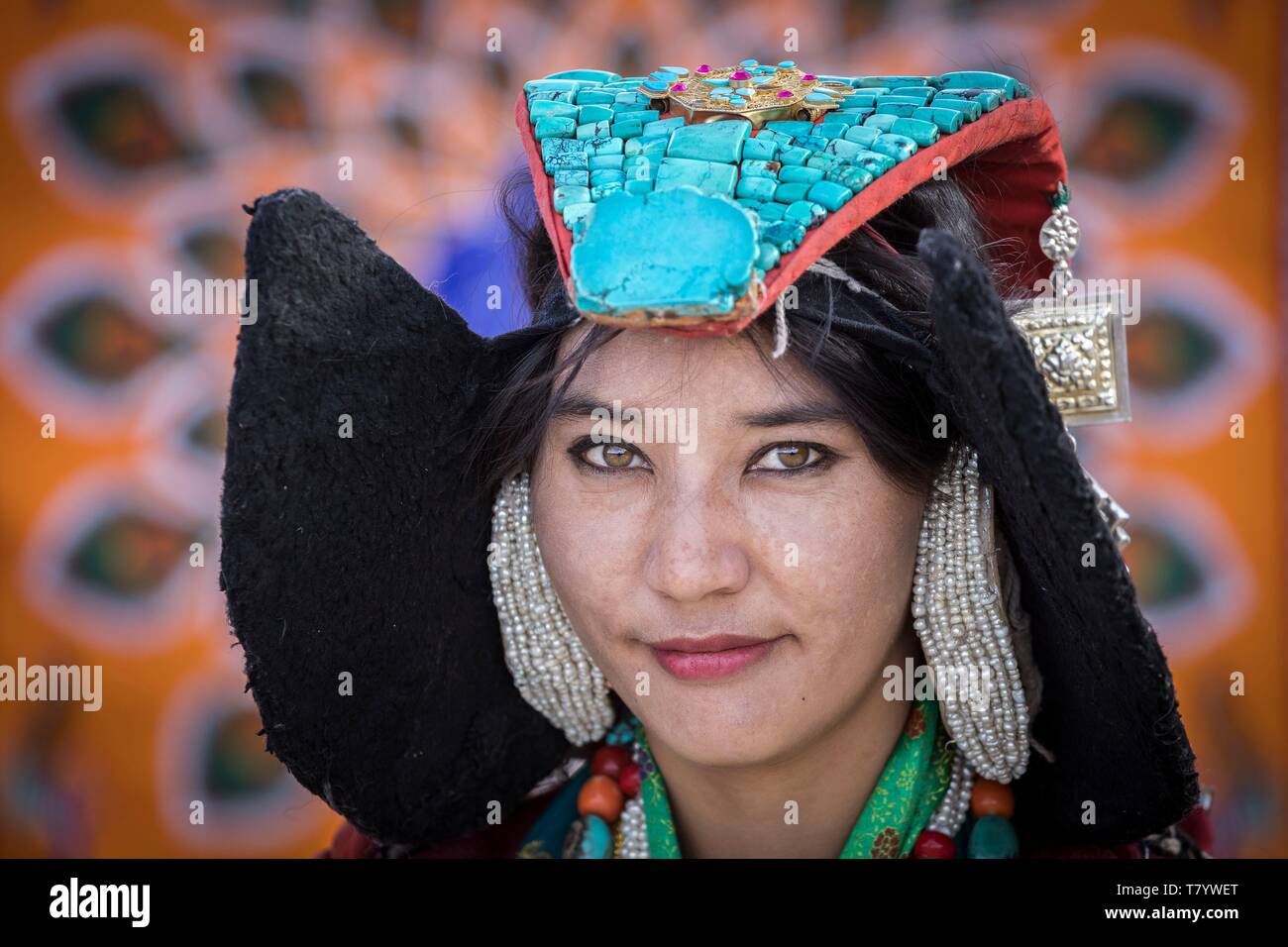 India, Jammu and Kashmir, Ladakh, Hemis, Naropa festival of 2018, two ...