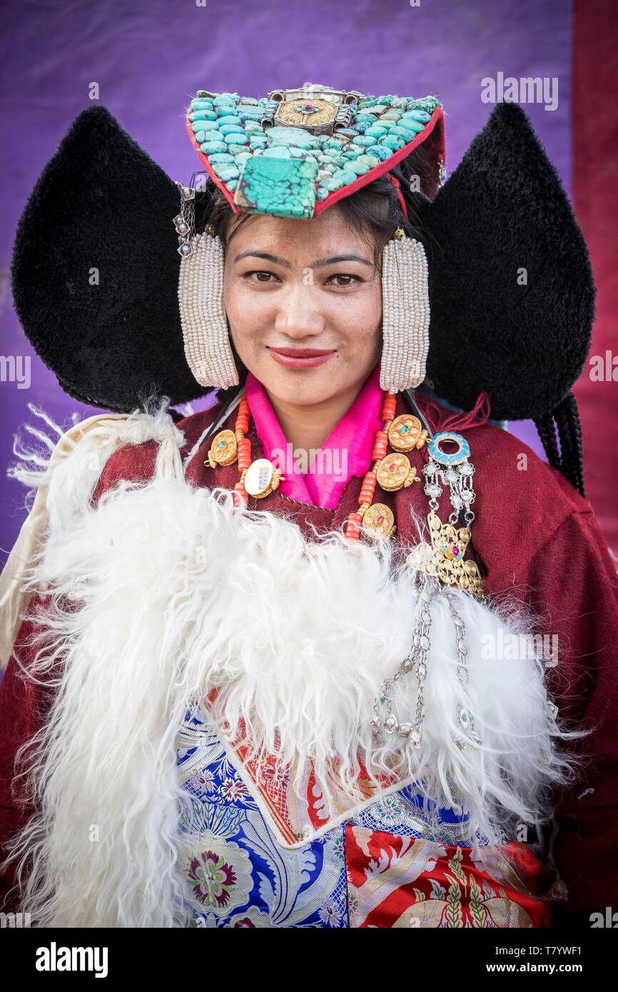 India, Jammu and Kashmir, Ladakh, Hemis, Naropa festival of 2018, two ...