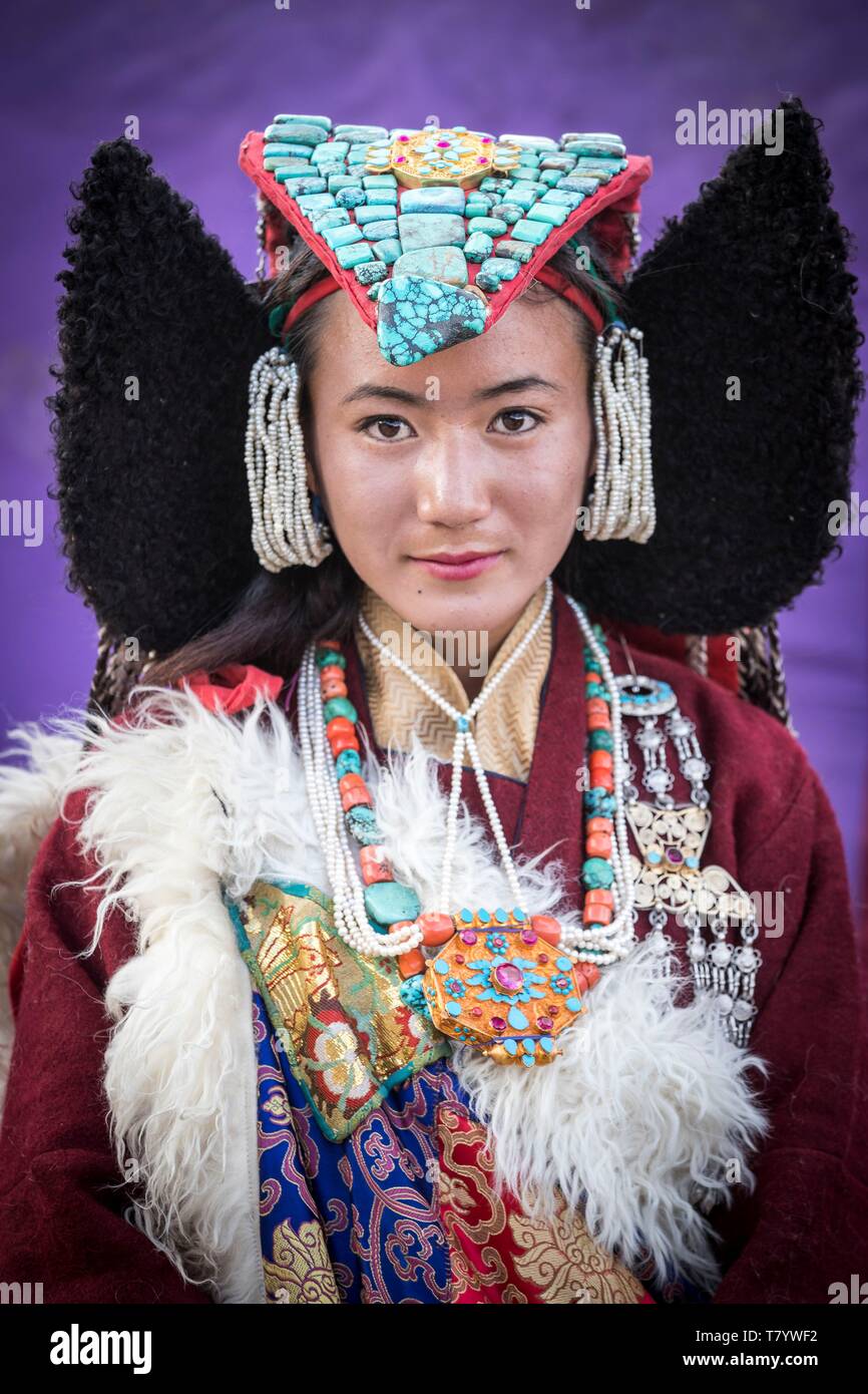 India, Jammu and Kashmir, Ladakh, Hemis, Naropa festival of 2018, two ...