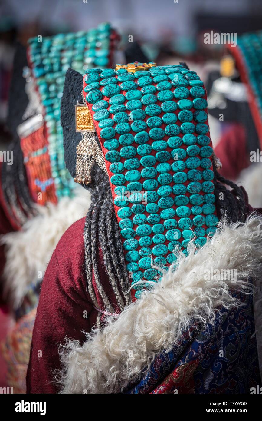 India, Jammu and Kashmir, Ladakh, Hemis, Naropa festival of 2018, two ...