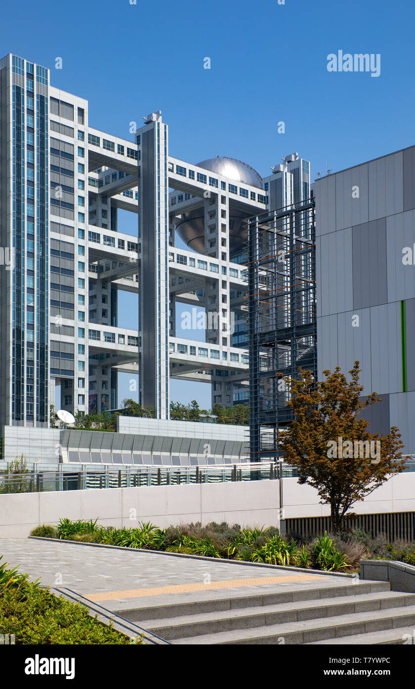Tokyo, Japan - April 22, 2018: The modern architecture of a palace by ...