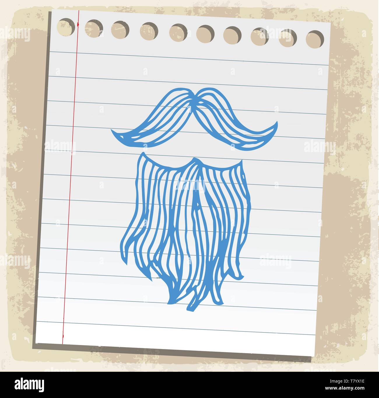 Victorian beard man Stock Vector Images - Alamy