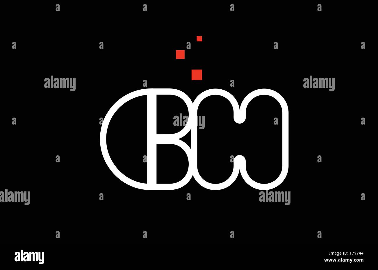 CH C H black white red dots alphabet letter combination suitable as a ...