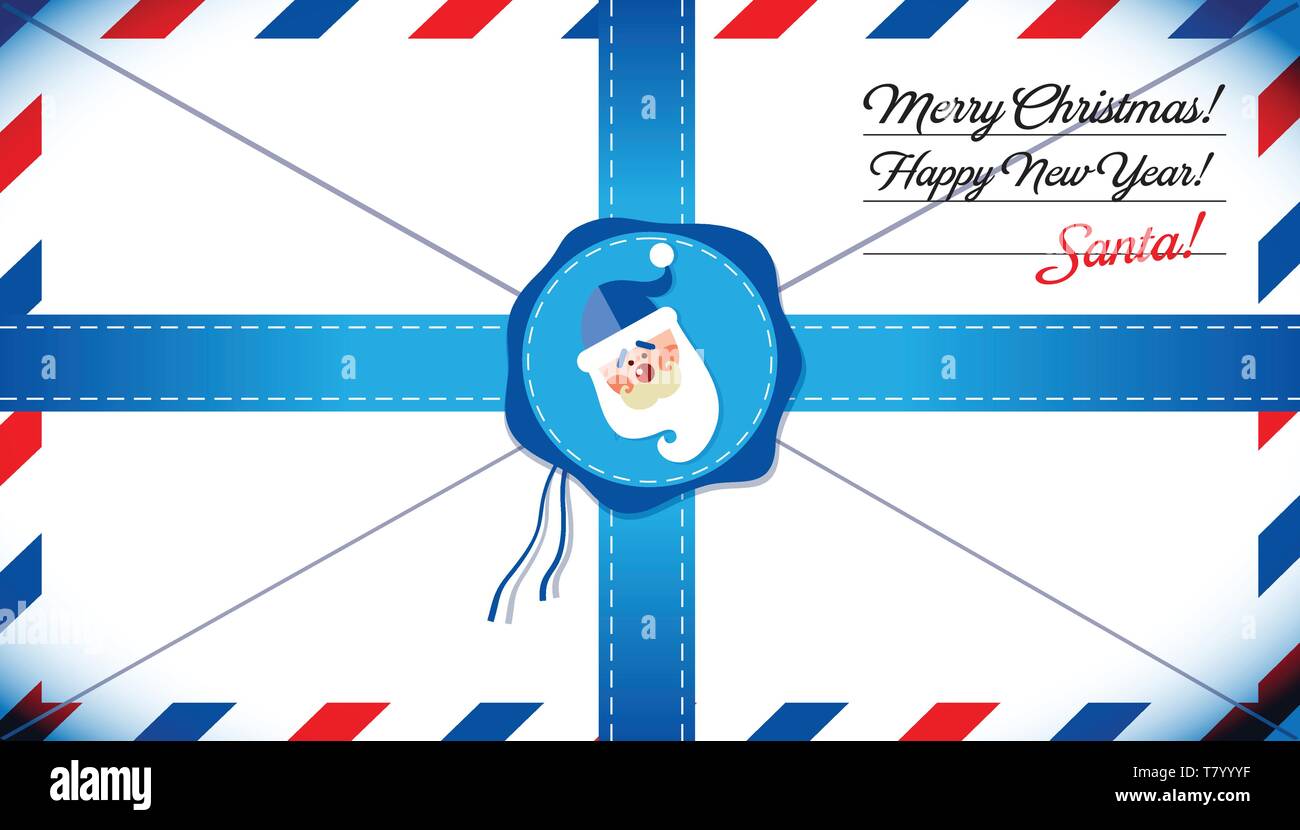 Mail template of Santa Claus Stock Vector Image & Art - Alamy