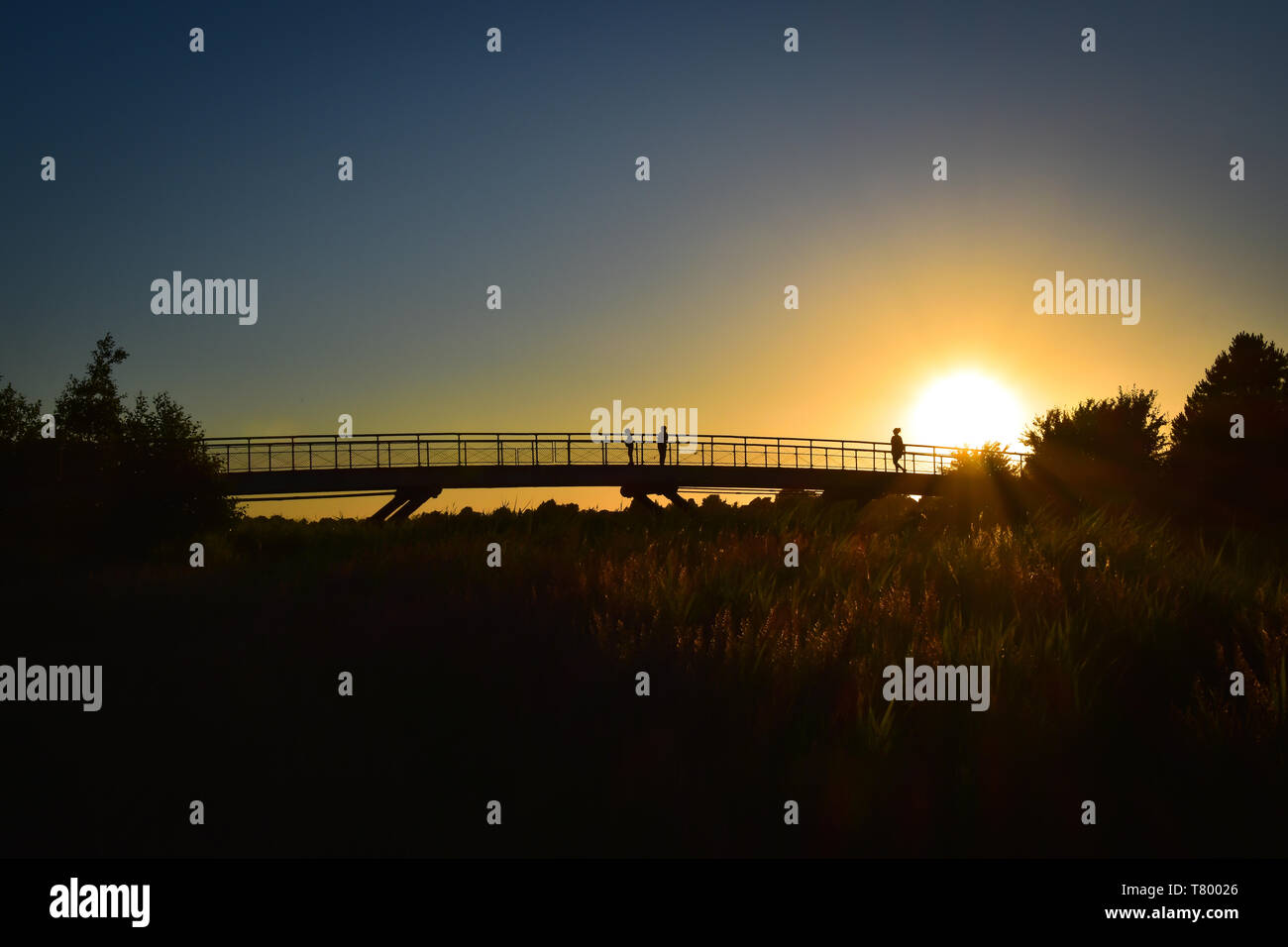 Golden hour silhouette hi-res stock photography and images - Alamy