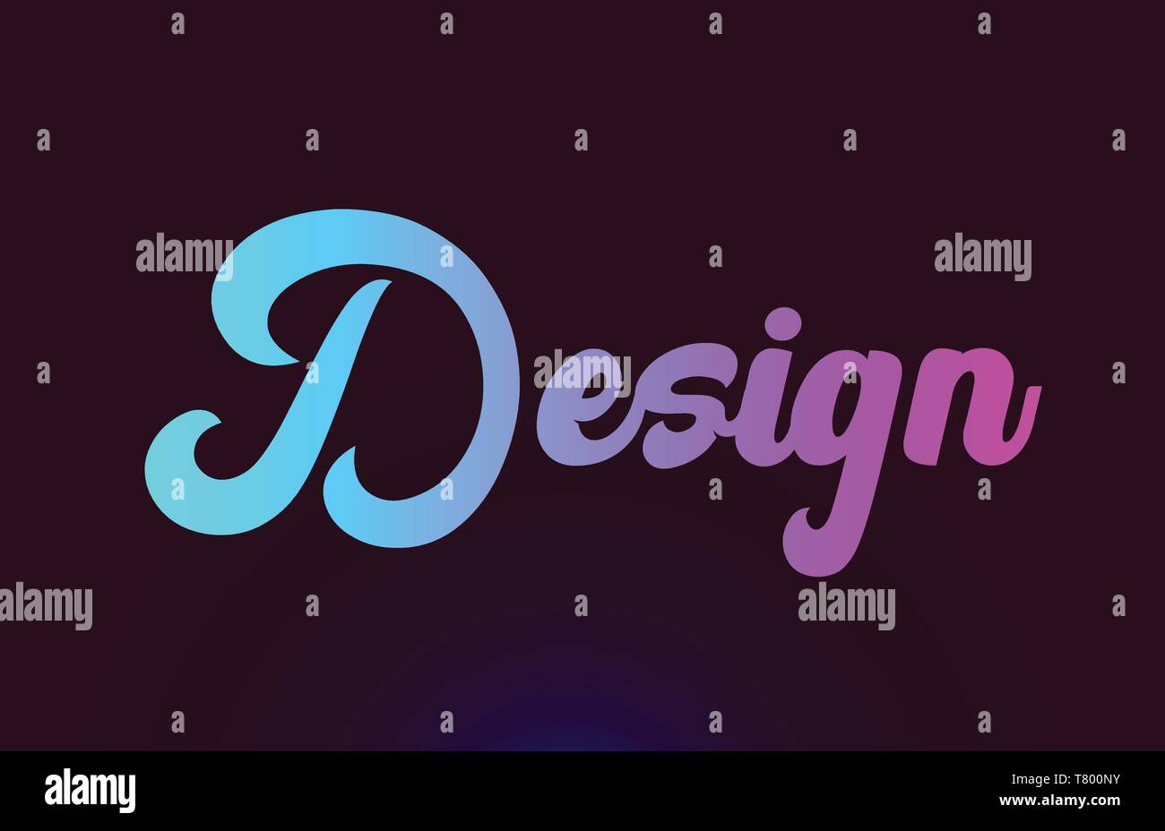 Design pink word or text suitable for card icon or typography logo ...