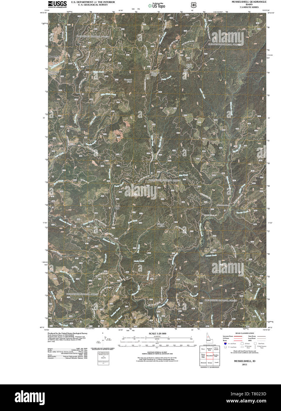 Map of musselshell hi-res stock photography and images - Alamy