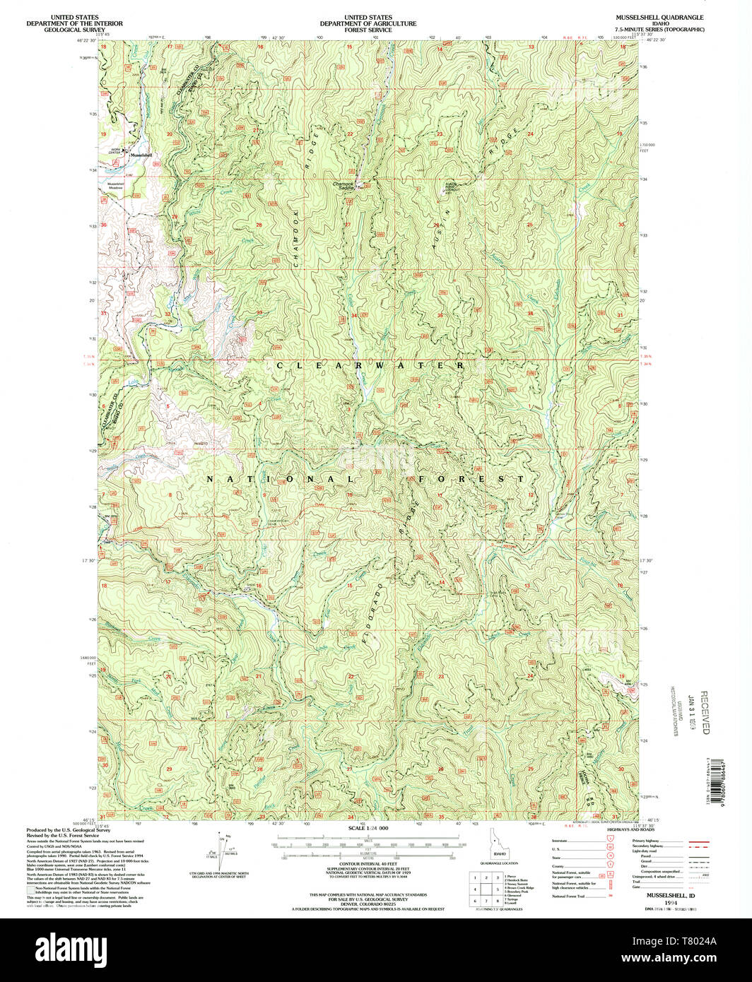 Map of musselshell hi-res stock photography and images - Alamy