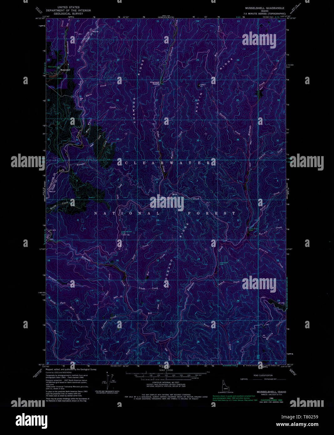 Map of musselshell hi-res stock photography and images - Alamy