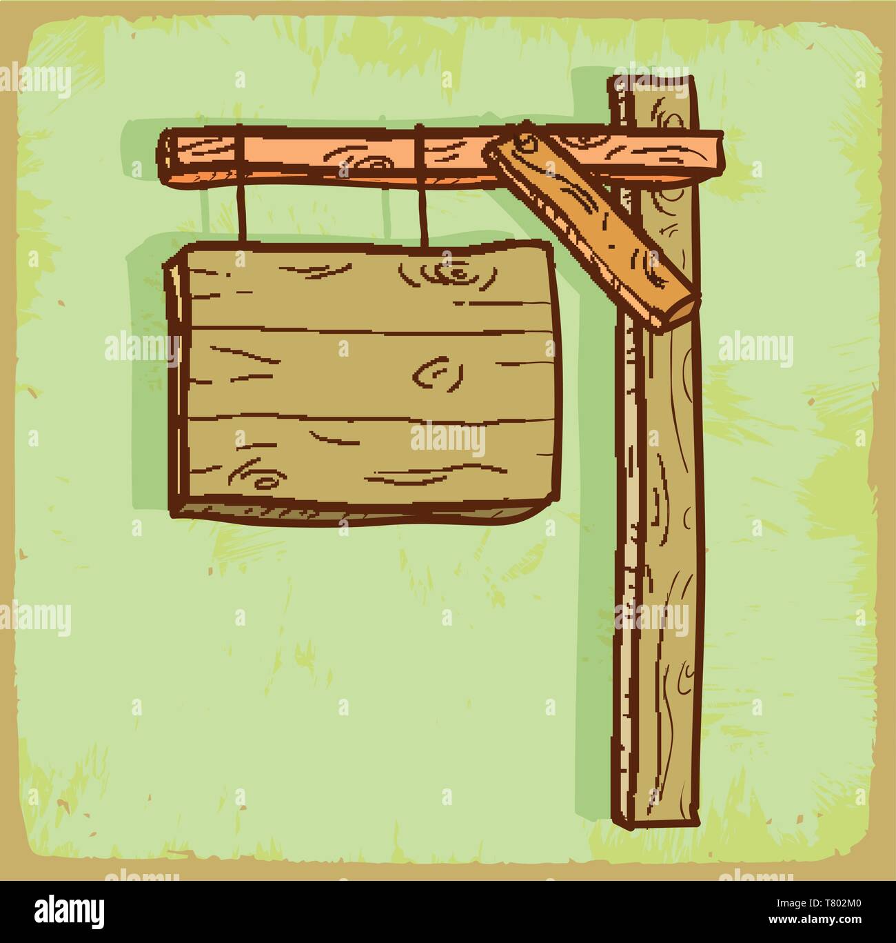 Antique road signs Stock Vector Images - Alamy