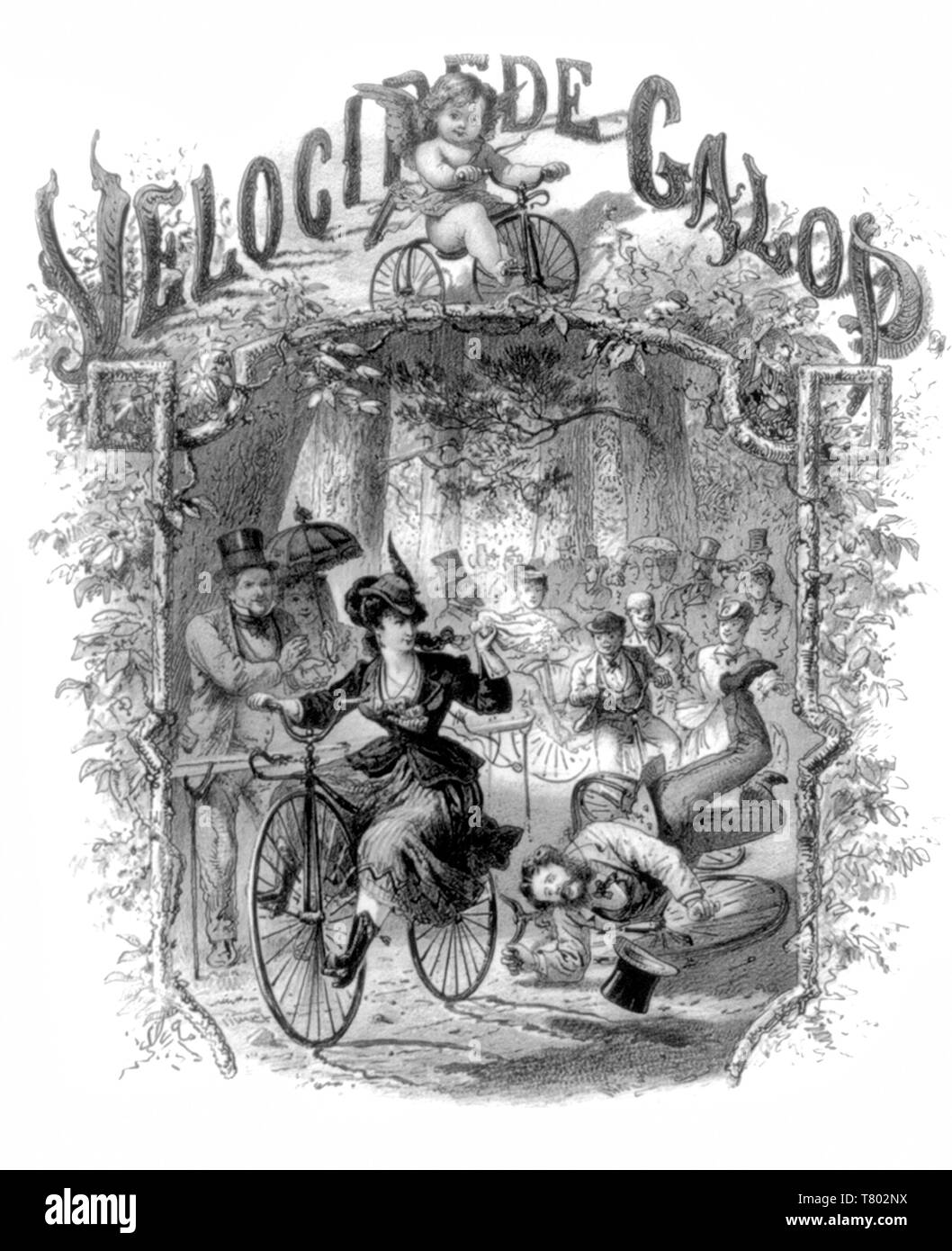 Velocipede 19th century hi-res stock photography and images - Alamy