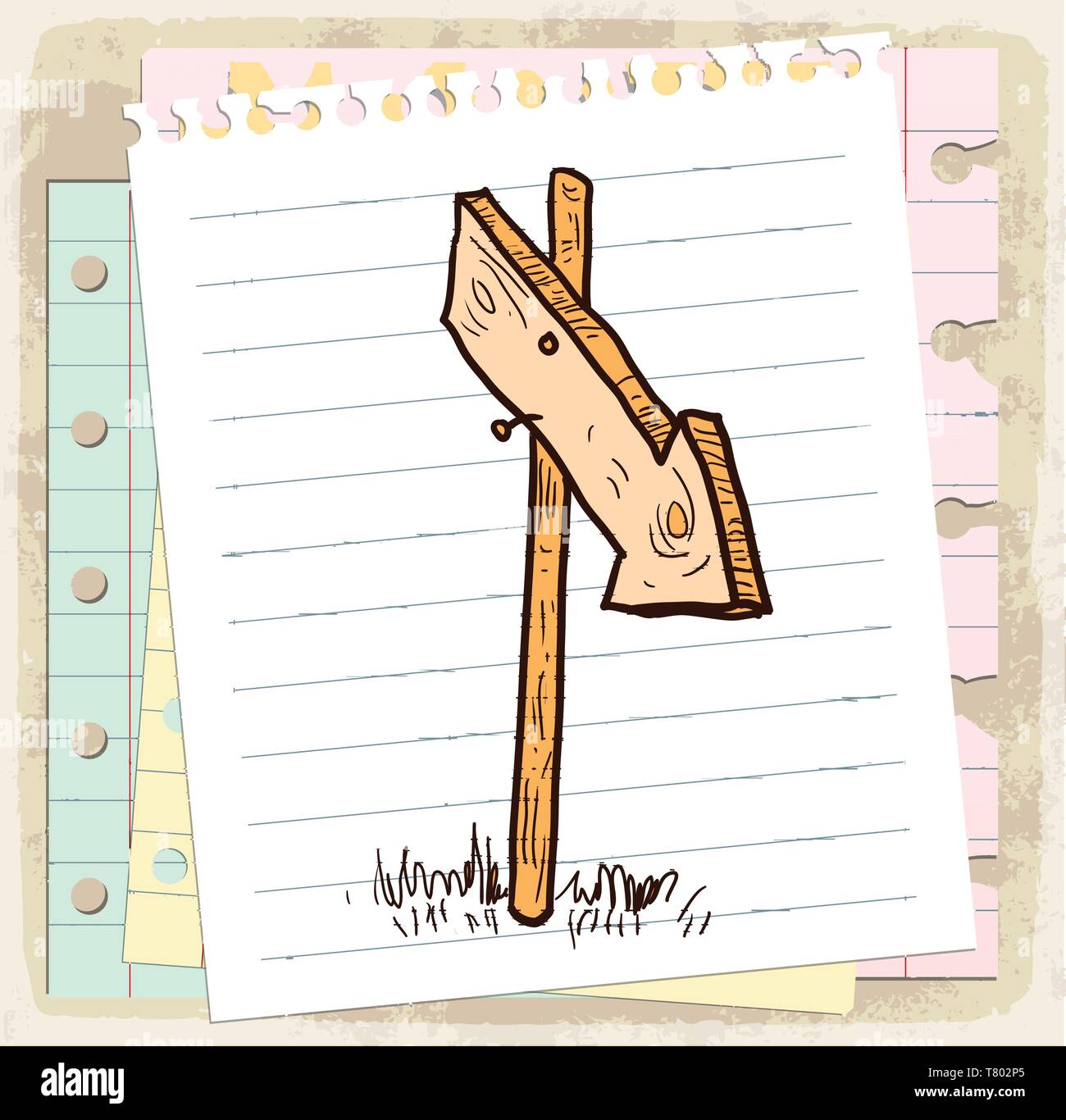 Old roadsign Stock Vector Images - Alamy