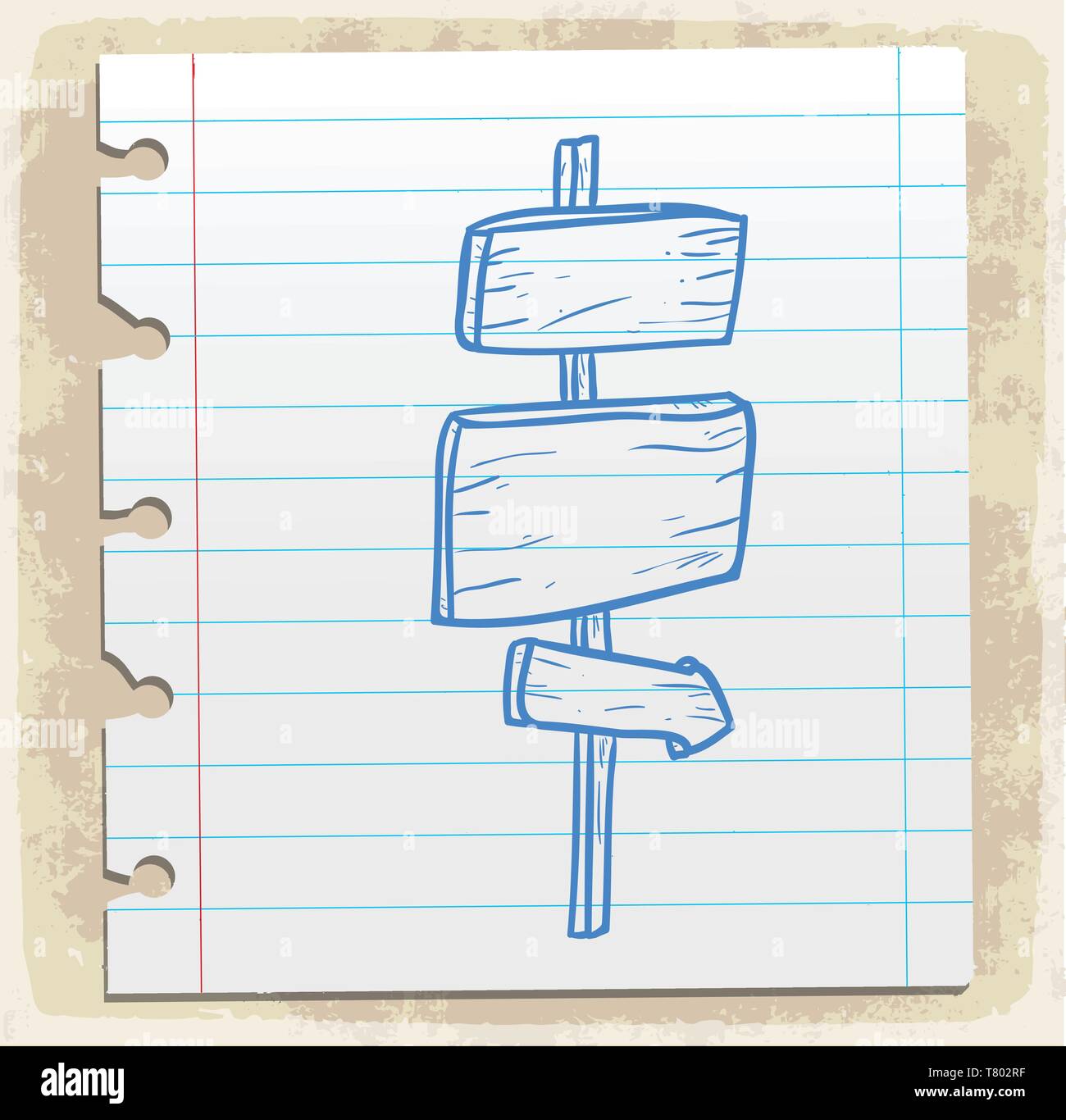 Antique road signs Stock Vector Images - Alamy