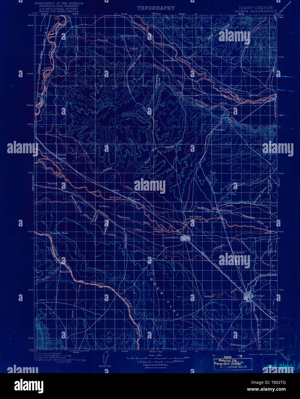 Nampa idaho map hi-res stock photography and images - Alamy