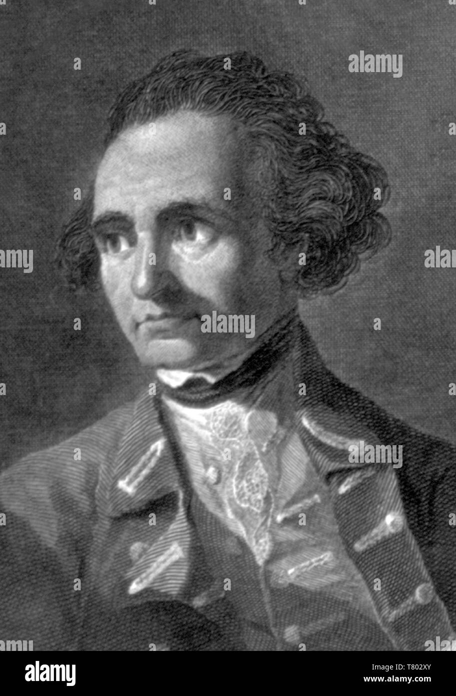 James cook 1728 1779 english navigator Black and White Stock Photos ...