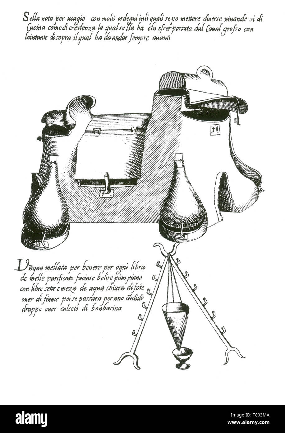 Opera of Bartolomeo Scappi, Renaissance Cookbook Stock Photo - Alamy