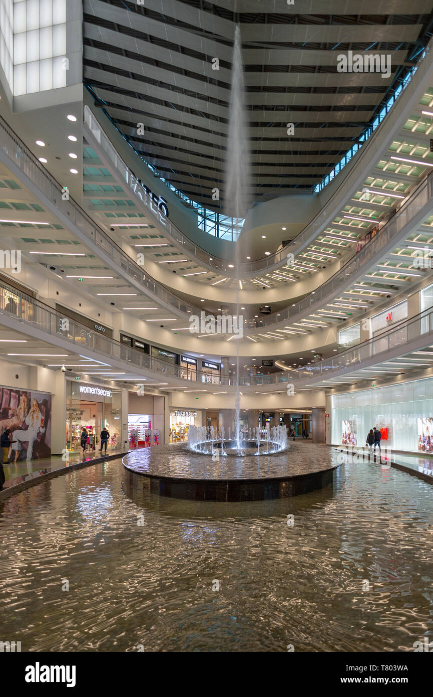 Interior of Alameda Shopping mall in Porto, Portugal Stock Photo - Alamy