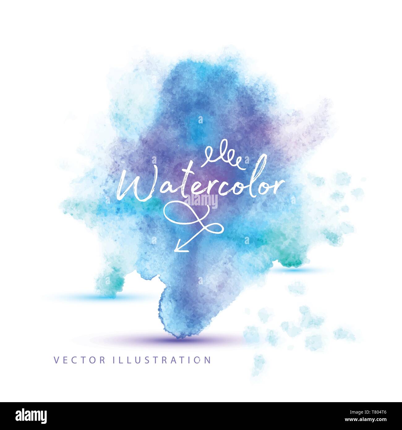 Painted art craft watercolor Stock Vector Images - Alamy
