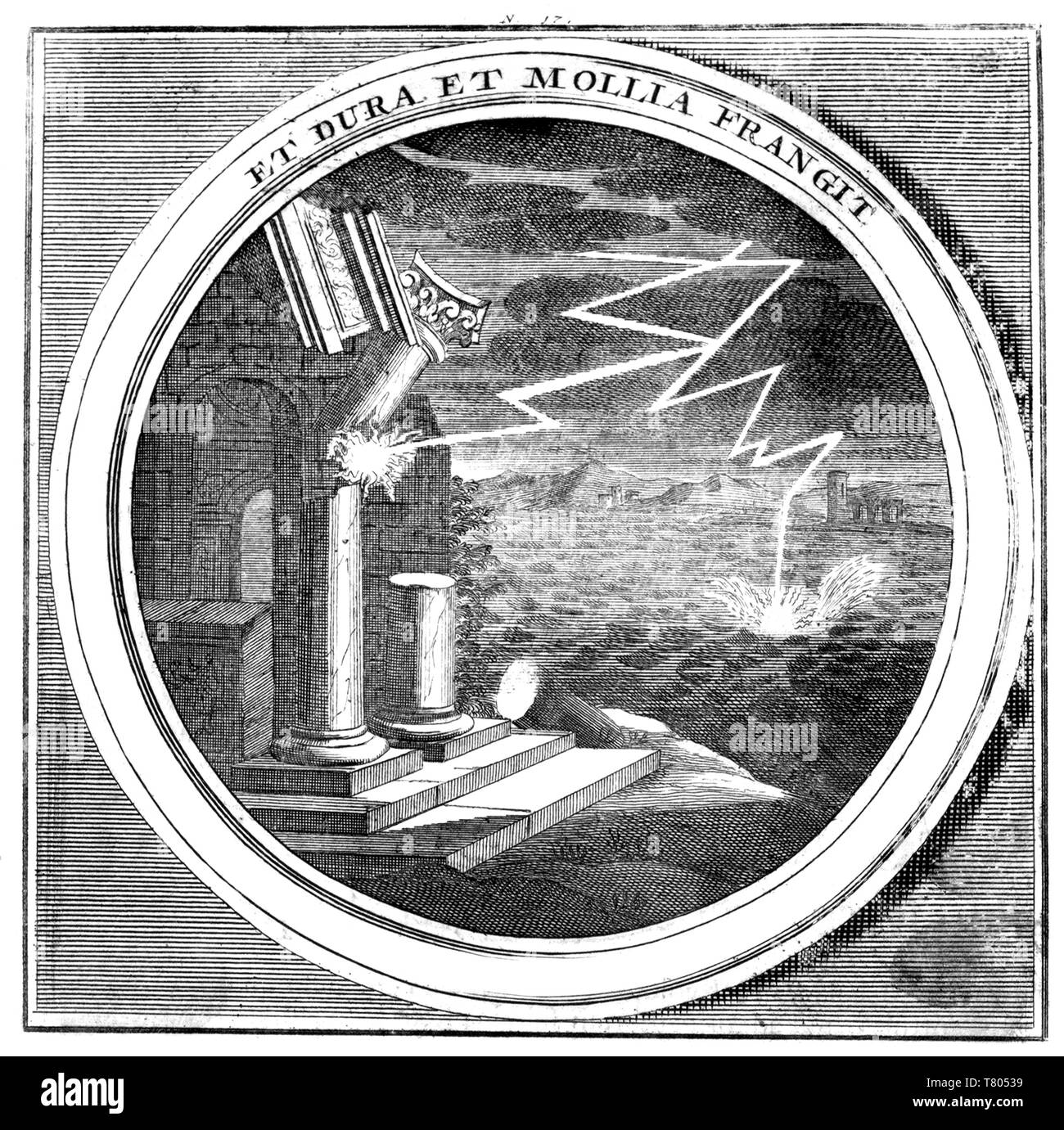 Meteorologia, Lightning, 1709 Stock Photo - Alamy
