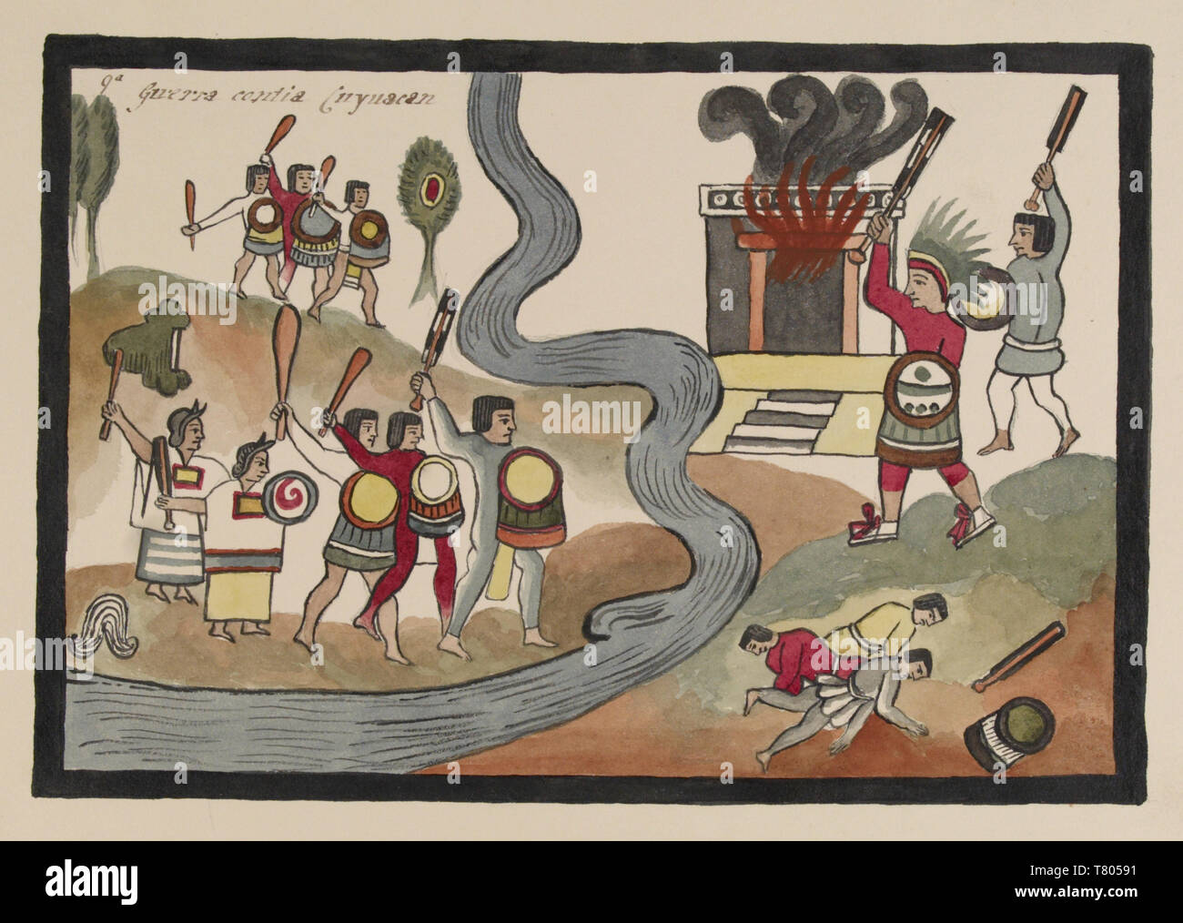 Aztec people 15th century painting hi-res stock photography and images ...